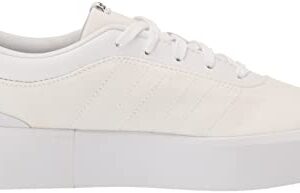 adidas Women's FUTUREVULC Skate Shoe, White/White/Black, 9