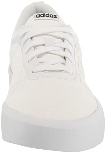 adidas Women's FUTUREVULC Skate Shoe, White/White/Black, 9