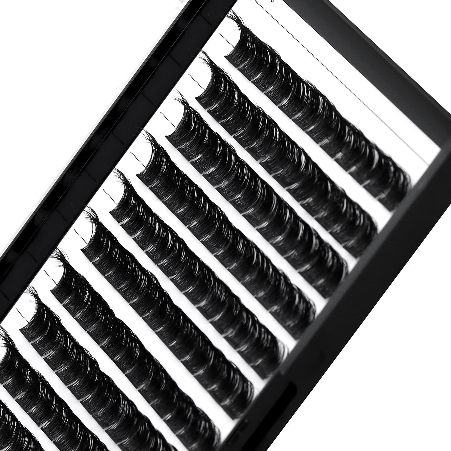 Vayator Wide Cluster D Curl Professional Makeup Individual Cluster Eyelashes Grafting Fake False Eyelashes Eyelash Extension Individual Eyelash (C#14mm)