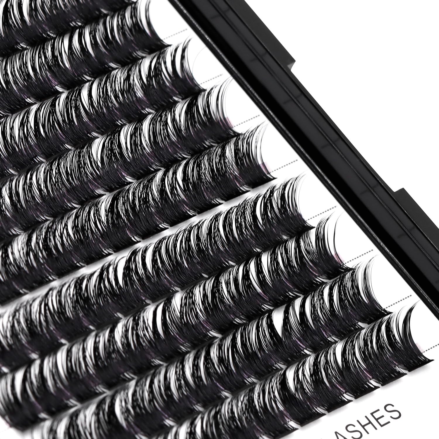 Vayator Wide Cluster D Curl Professional Makeup Individual Cluster Eyelashes Grafting Fake False Eyelashes Eyelash Extension Individual Eyelash (C#14mm)