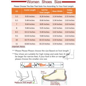 Dosurgorn Women's Air Cushion Slip-On Walking Shoes- Orthopedic Diabetic Walking Shoes, Mesh Orthopedic Diabetic Walking Shoes (Blue, 7, Numeric_7)