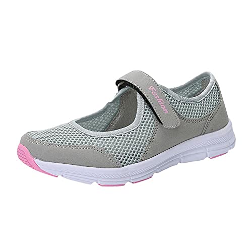 AOIROE Fashion Women Mesh Sandals Shoes Lightweight Quick Dry Anti Slip Fitness Running Sneakers Comfortable Sport Shoes