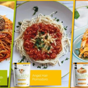 NEW !! Palmini Pouch VARIETY PACK | Linguine | Angel Hair | Lasagna | Rice | Mashed | 4g of Carbs | As Seen On Shark Tank | Gluten Free (12 Ounce)