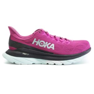 HOKA ONE ONE Mach 4 Womens Shoes Size 9.5, Color: Black/Dark Shadow