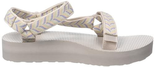 Teva Women's Midform Universal Sandal, Retro Geometric Birch, 11