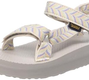 Teva Women's Midform Universal Sandal, Retro Geometric Birch, 11