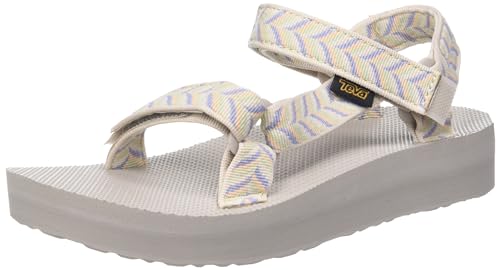 Teva Women's Midform Universal Sandal, Retro Geometric Birch, 11