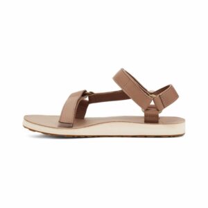 teva women's original universal leather sandal, caribou, 9