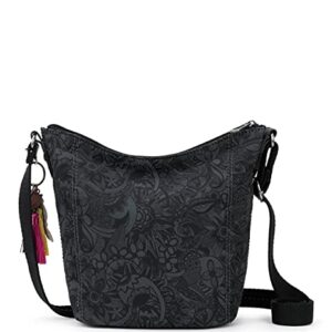 Sakroots womens Eco-twill Eco Twill Sequoia Small Crossbody, Black Spirit Desert, One Size US