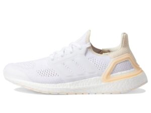 adidas ultraboost 19.5 alphaskin white/white/bliss orange 7 b (m)