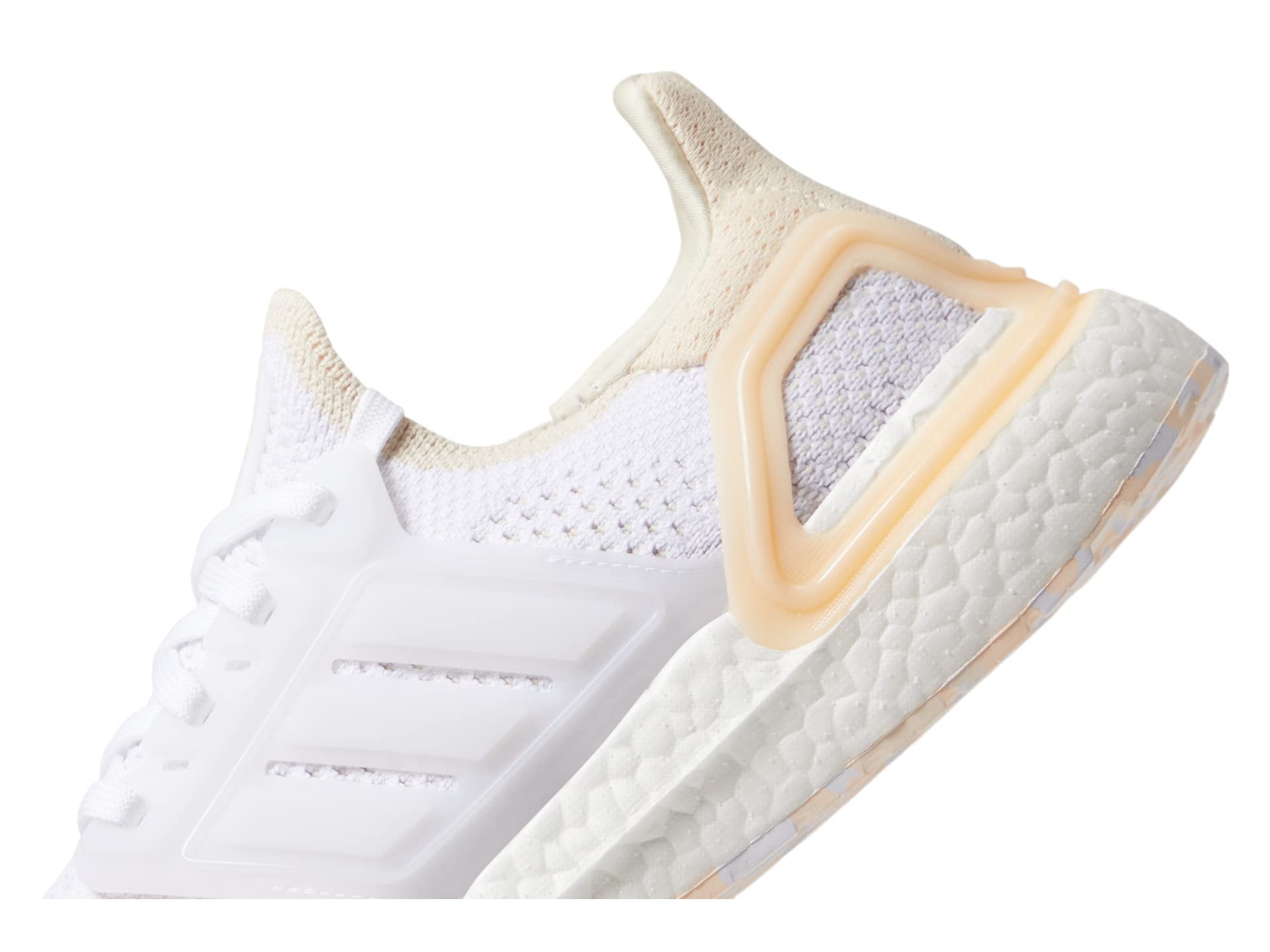 adidas Ultraboost 19.5 Alphaskin White/White/Bliss Orange 7 B (M)