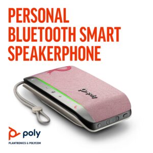 Poly – Sync 20 USB-A Pink Personal Bluetooth Smart Speakerphone (Plantronics) - Connect to Cell Phone via Bluetooth, PC/Mac via Included USB-A Cable - Works with Teams, Zoom (Certified) & More