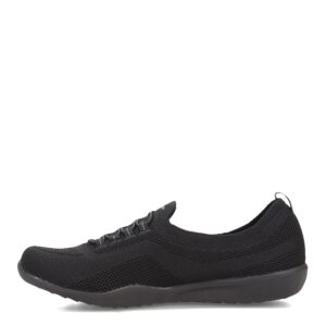 skechers newbury st - every angle black/black 10 c - wide