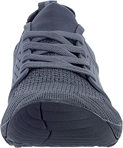 WHITIN Men's Trail Running Shoes Minimalist Barefoot Wide Width Toe Box Size 11 Gym Workout Fitness Low Zero Drop Sneakers Treadmill Free Dark Grey 44