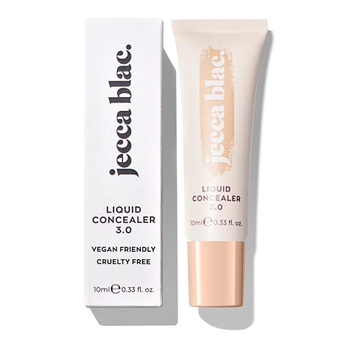 Jecca Blac Liquid Concealer, Full Coverage Soft Matte Finish, Long-lasting and Transfer-Resistant, Gender Neutral and LGBTIQA+ Inclusive Make Up, Shade 3.0, 10ml