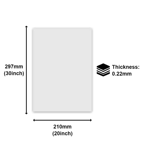 MR.R 10 Pieces 8x12 inch Sublimation Blanks Aluminum Metal Board Matte Pure White Photo Blanks Aluminum Sheet Sign Blanks Aluminum Plate for Sublimation Heat Transfer Printing,0.22 mm Thickness