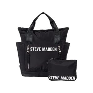 steve madden theda backpack black/white one size