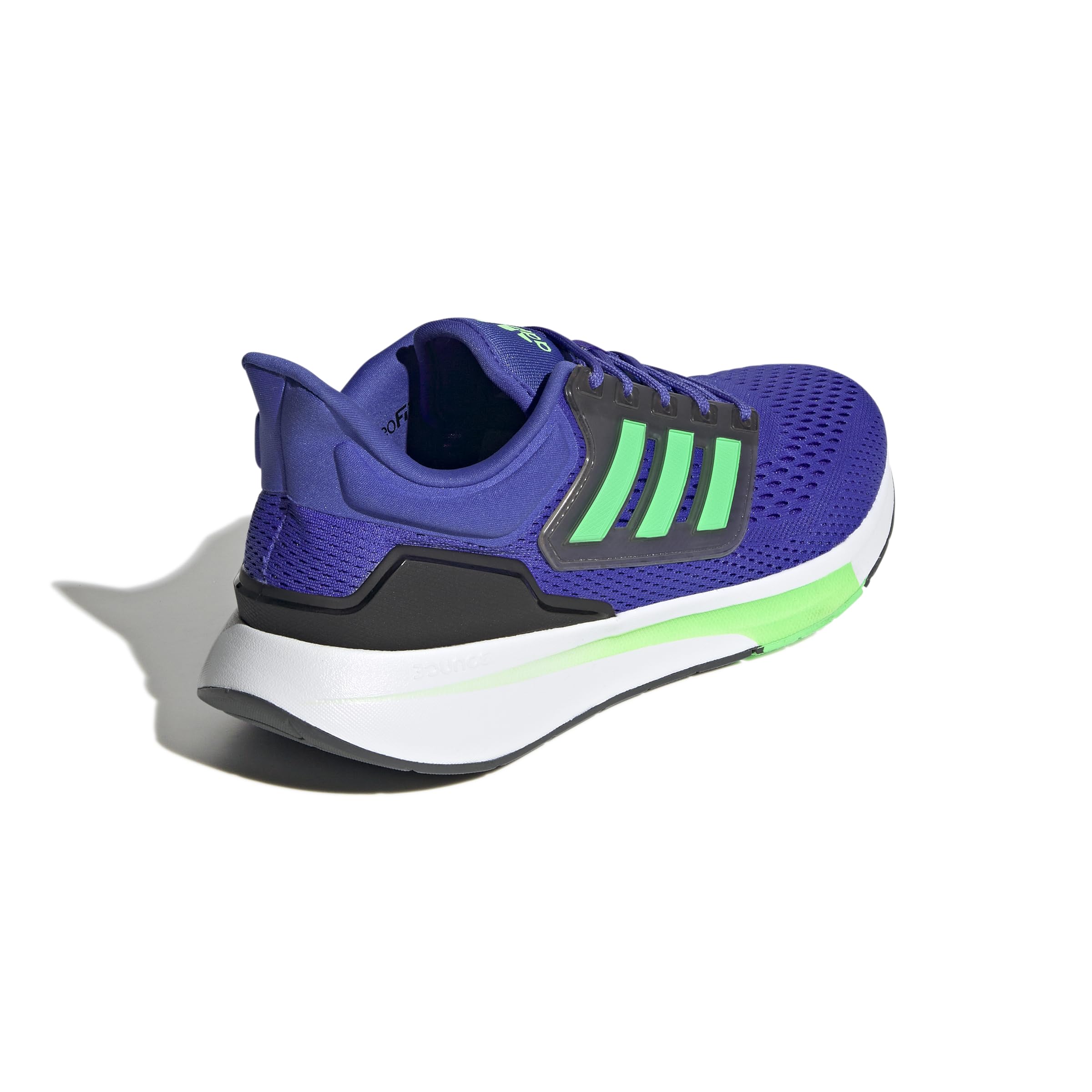 adidas EQ21 Unisex Running Shoes - Ultimate Comfort, Breathable Upper, Lightweight Cushioning for Enhanced Performance (Royal Blue/Green, US Footwear Size System, Adult, Men, Numeric, Medium, 10.5)