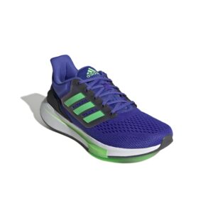 adidas EQ21 Unisex Running Shoes - Ultimate Comfort, Breathable Upper, Lightweight Cushioning for Enhanced Performance (Royal Blue/Green, US Footwear Size System, Adult, Men, Numeric, Medium, 10.5)