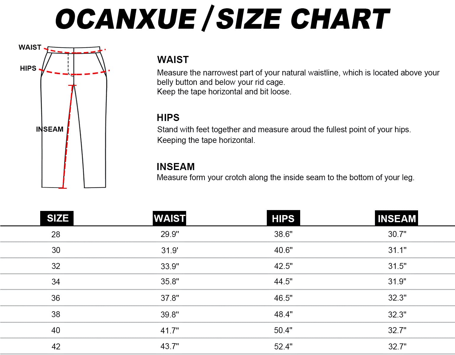 OCANXUE Men's Tactical Pants Camo Cargo Pants Ripstop Work Hiking Pants with 10 Pockets No Belt Size 36