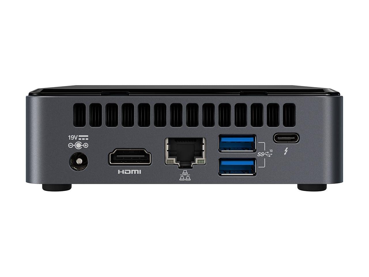 NUC NUC10i7-2021 Home & Business Mini Desktop Black (Intel i7-10710U 6-Core, Integrated Graphics, WiFi, Bluetooth, 1xHDMI, SD Card,) with Hub 119035-M2PCIEH (Barebone)