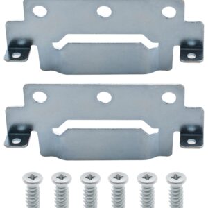 Spare Hardware Parts Replacement for IKEA Bed Frame Part 139301 (Mounting Plate) and 110789 (Screws)