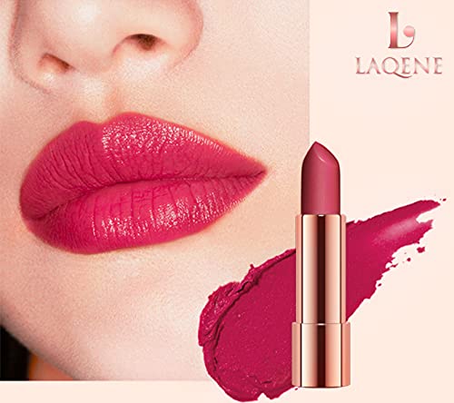 LAQENE Luxury Line: Kissproof Rouge Lipstick - Show-Stopping: Looks Gorgeous on You - Silky Comfortable & Smooth - Richly Pigmented, Unique Color, Hydrating - Creamy Texture