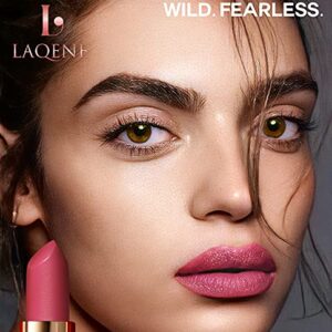 LAQENE Luxury Line: Kissproof Rouge Lipstick - Show-Stopping: Looks Gorgeous on You - Silky Comfortable & Smooth - Richly Pigmented, Unique Color, Hydrating - Creamy Texture