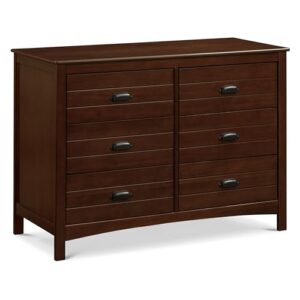 carter's by davinci nolan 6-drawer double dresser in espresso