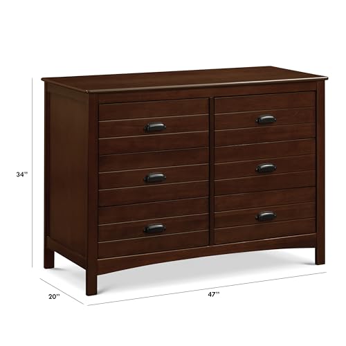 Carter's by DaVinci Nolan 6-Drawer Double Dresser in Espresso