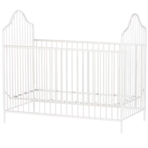 Little Seeds Lanley Metal Crib, White