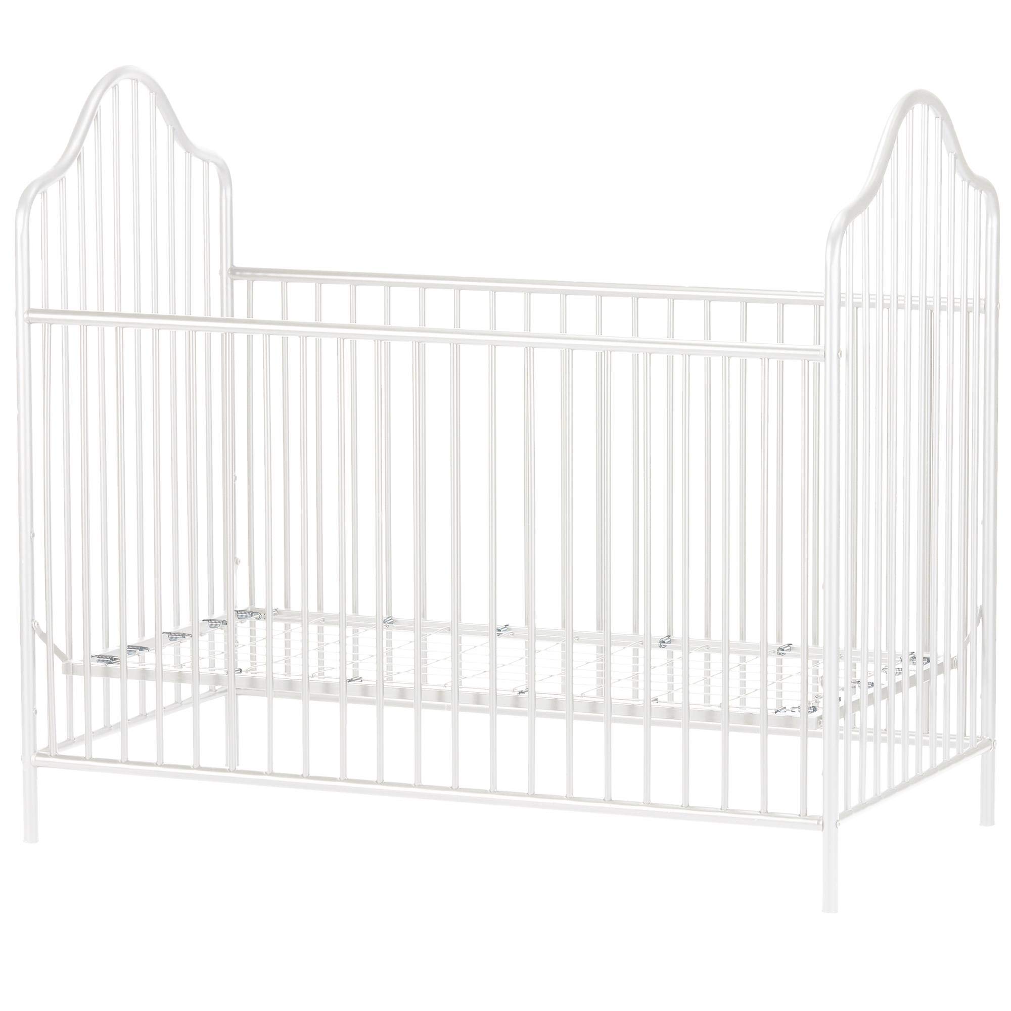 Little Seeds Lanley Metal Crib, White