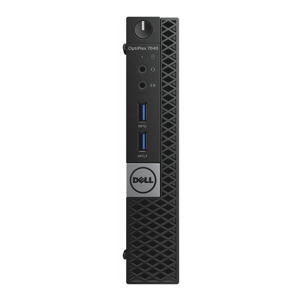 Dell OptiPlex 7040 Micro Form Factor Desktop Intel Core i7-6700T Quad-Core 16GB RAM 512GB SSD Win 10 Pro (Renewed)