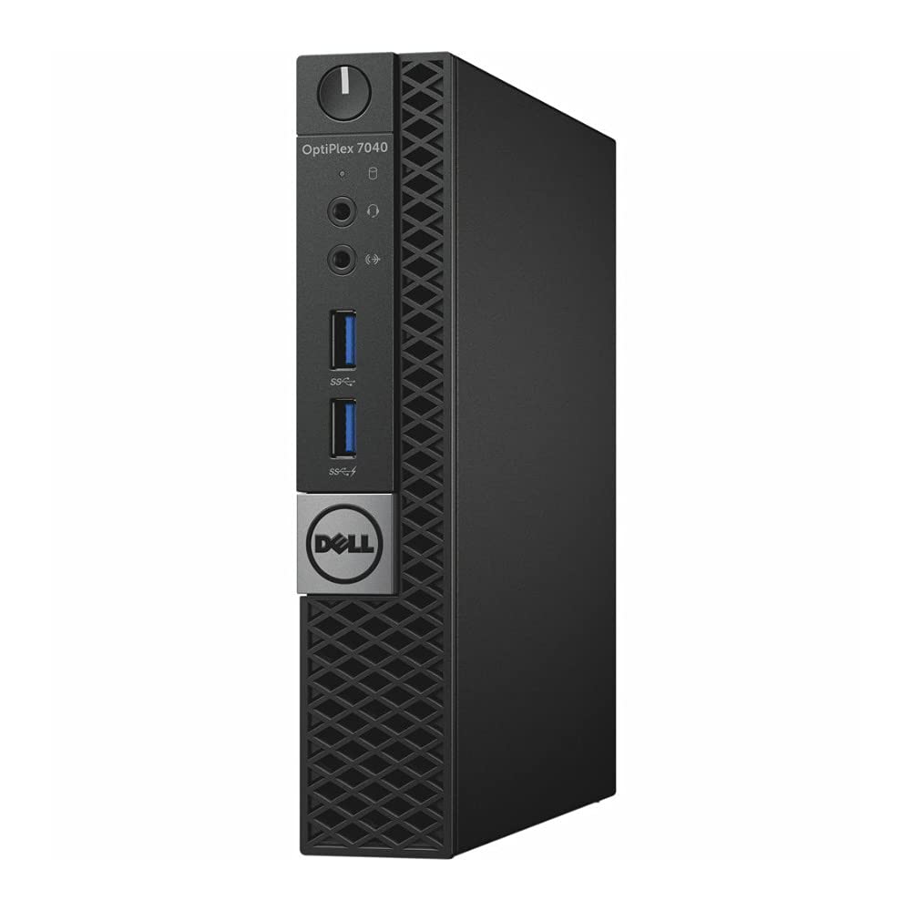 Dell OptiPlex 7040 Micro Form Factor Desktop Intel Core i7-6700T Quad-Core 16GB RAM 512GB SSD Win 10 Pro (Renewed)