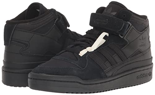 adidas Originals Womens Forum Mid Black/Off White 10