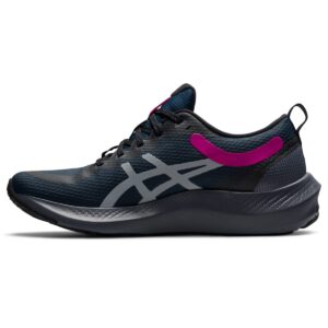 asics women's gel-pulse 13 all winter long running shoes, 7.5, french blue/pink rave