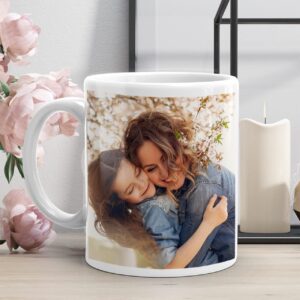 Custom Mug Personalized Coffee Mug Customized Photo Mug Custom Coffee Photo Mug Taza Personalizadas with Photo Logo Text Best Gifts for Mother's Day Anniversary Birthday Friend White 11oz