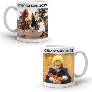 Custom Mug Personalized Coffee Mug Customized Photo Mug Custom Coffee Photo Mug Taza Personalizadas with Photo Logo Text Best Gifts for Mother's Day Anniversary Birthday Friend White 11oz