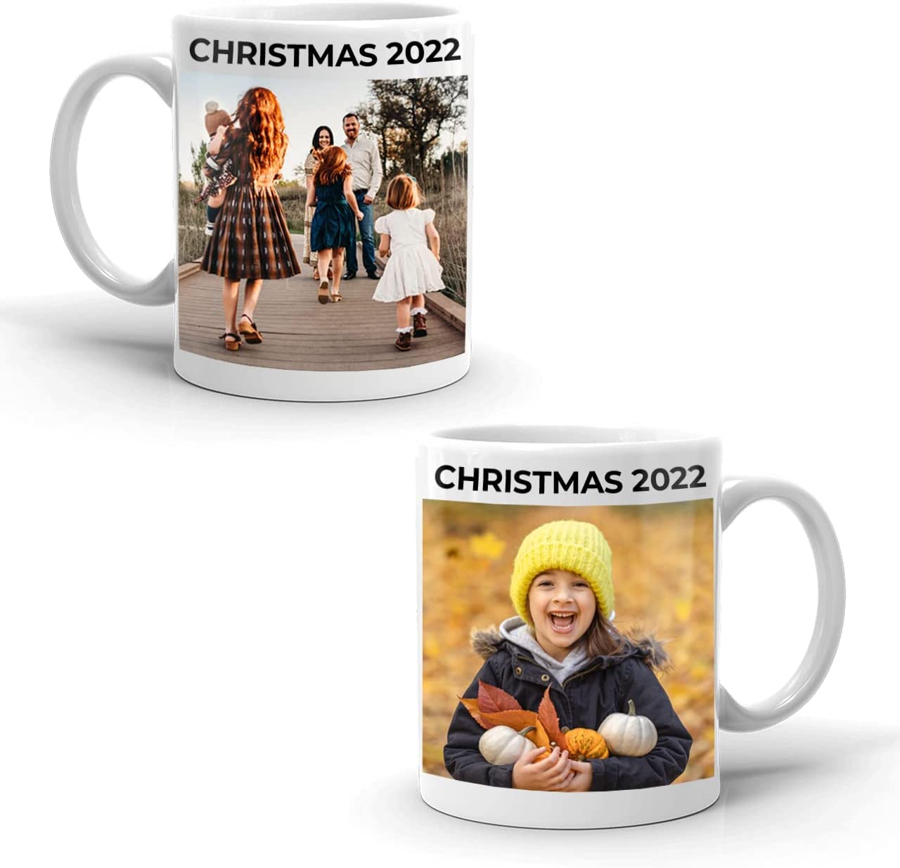 Custom Mug Personalized Coffee Mug Customized Photo Mug Custom Coffee Photo Mug Taza Personalizadas with Photo Logo Text Best Gifts for Mother's Day Anniversary Birthday Friend White 11oz