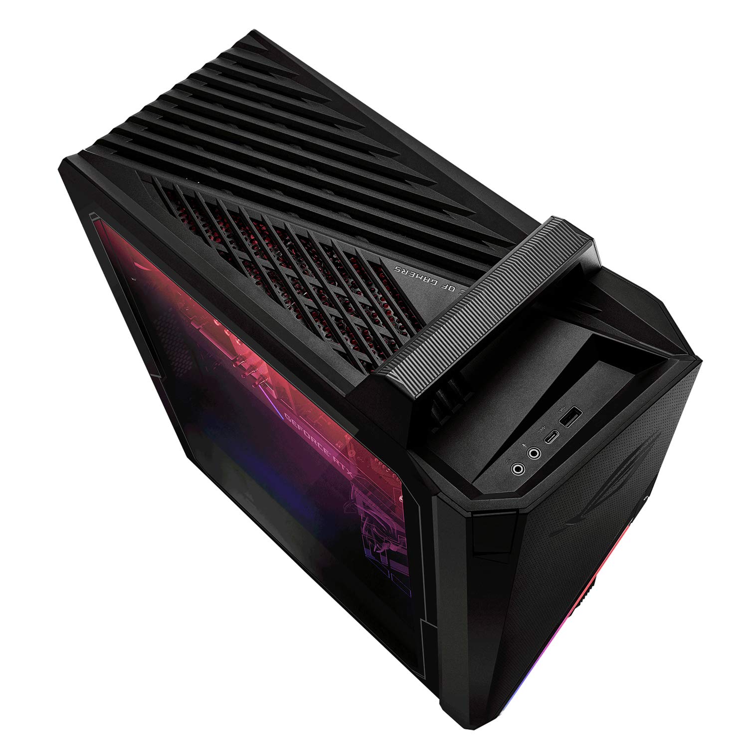 ASUS ROG Gaming & Entertainment Desktop PC Black (Intel i7-11700F 8-Core, 64GB RAM, 1TB SATA SSD, RTX 3070, WiFi, Bluetooth, 4xUSB 3.0, 3xHDMI, 4 Display Port (DP), Win 10 Home) (Renewed)