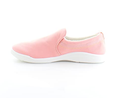 Vionic Beach Marshall Slip On Sneakers for Women-Sustainable Shoes That Include Three-Zone Comfort with Orthotic Insole Arch Support, Machine Wash Safe- Sizes 5-11 Papaya 9.5 Medium US