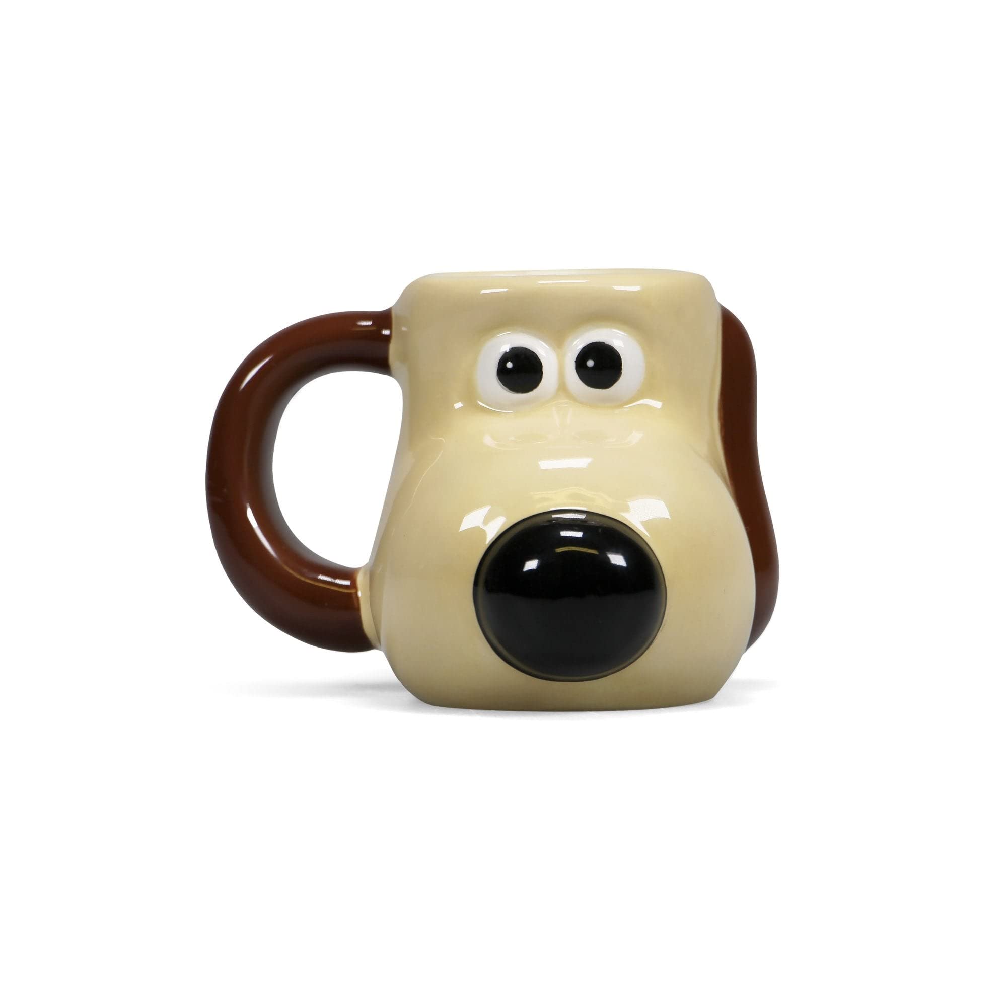 Half Moon Bay | Gromit Mug Mini | Wallace and Gromit Mug | Ceramic Coffee Mug | 3D Coffee Cup & Tea Mug | Funny Mugs for Men | Novelty Mug Large Mug | Wallace and Gromit Gifts | Novelty Gifts for Men