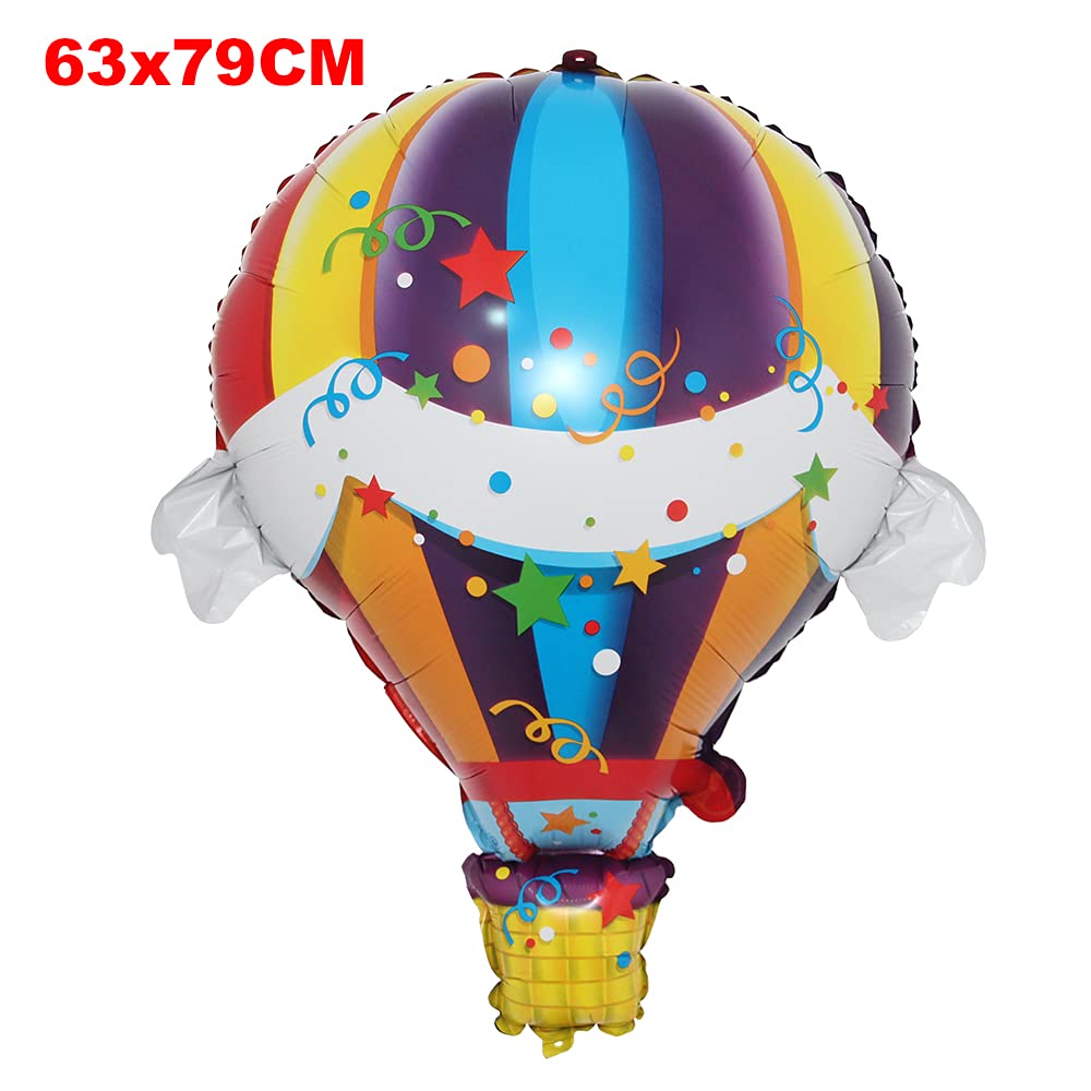 Hot Air Balloon Aluminum Foil Balloon Children's Toy Activity Scene Aluminum Film Helium Balloon birthday baby shower party suppliers decoration (Hot air balloon)