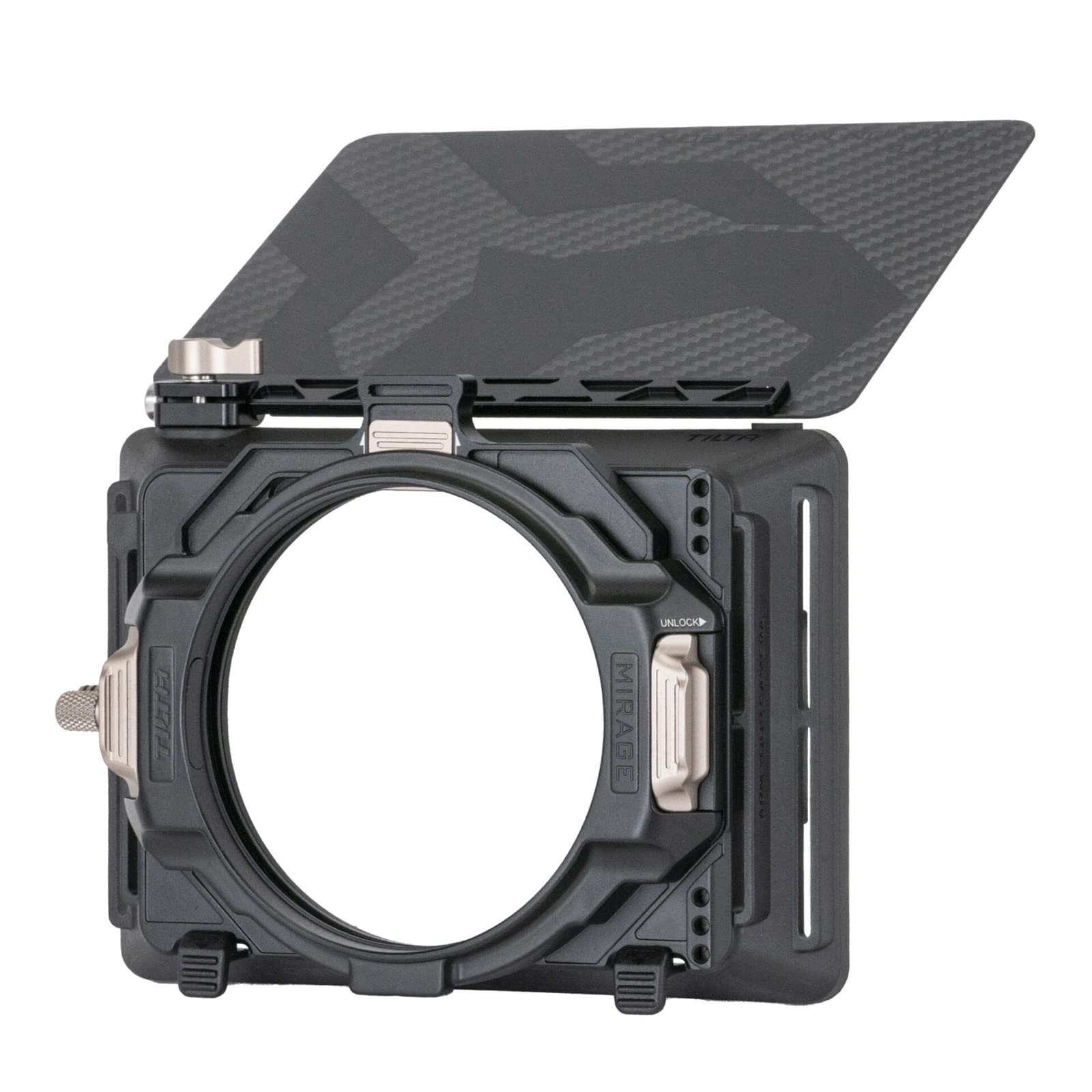 Tilta Mirage Matte Box | 4” x 5.6” and New 95mm Circular Filters | (67/72/77/82mm) Adapter Rings | Lightweight | Cartridge Filter Design | Prevents Vignetting | (Matte Box)