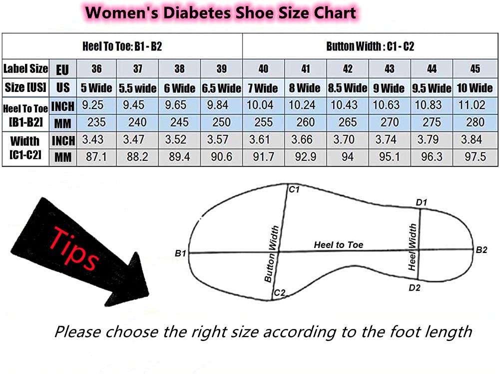 Women's Diabetic Shoes Wide Width Shoes Comfortable Adjustable with Non-Slip Air Cushion Bottom for Elderly Swollen Feet Walking Edema Sneakers Light-Gray