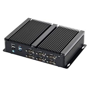 hunsn industrial computer, ipc, fanless mini pc, windows 11 pro or linux ubuntu, i7 10510u 10810u, im07, gpio, watchdog, wol, sim slot, 2 x lan, 6 x com, 32g ddr4 ram, 256g ssd, 1tb hdd