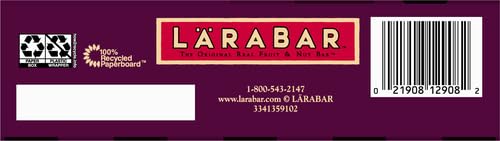 Larabar Double Chocolate Truffle, Gluten Free Vegan Fruit & Nut Bars, 8 ct