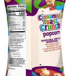 Cinnamon Toast Crunch Popcorn Snack, Cinnadust Glaze, 7 oz