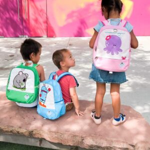 Beatrix New York - Toddler & Kids 11.5" Backpack Bag with Removable Leash for Girls & Boys (DINOSAUR), Ideal for Preschool & Kindergarten Back to School