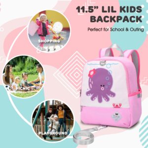 Beatrix New York - Toddler & Kids 11.5" Backpack Bag with Removable Leash for Girls & Boys (DINOSAUR), Ideal for Preschool & Kindergarten Back to School